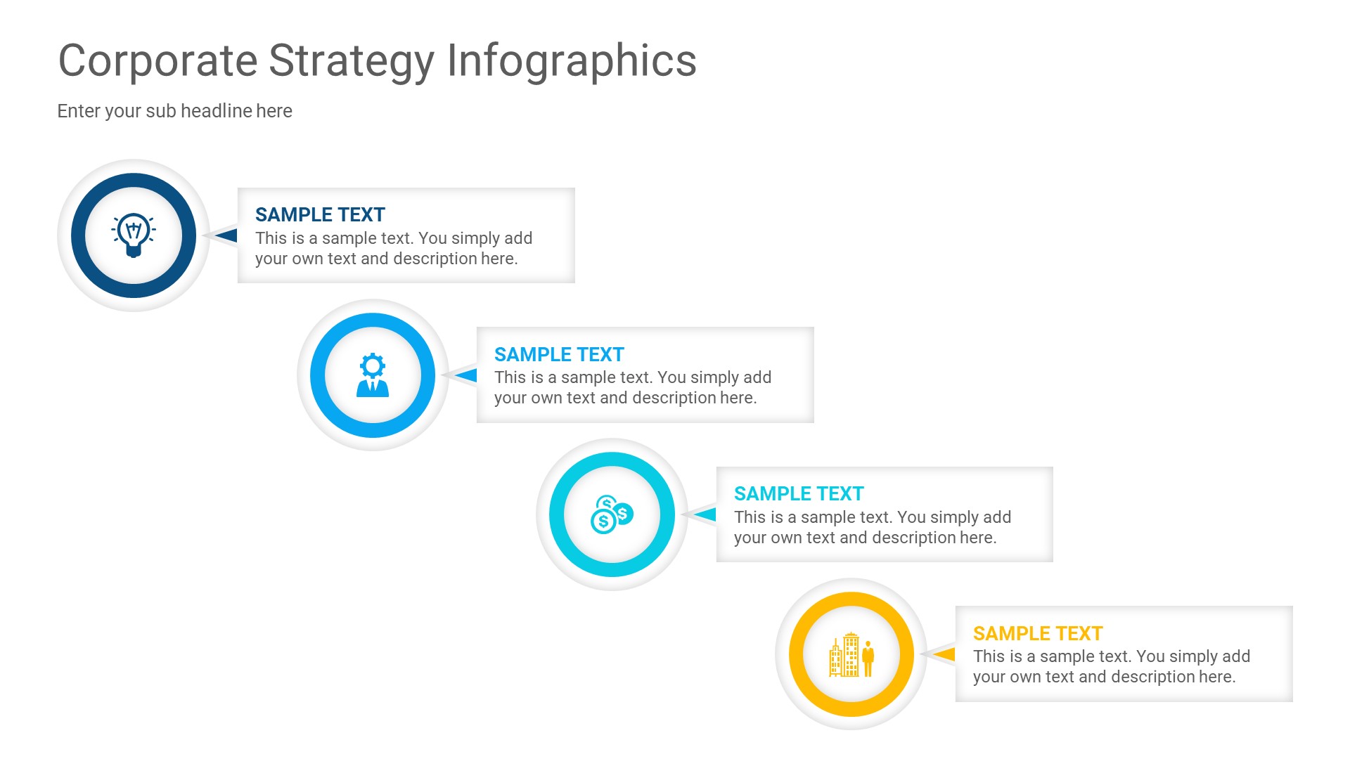 Corporate Strategy Infographics PowerPoint Presentation by SOOZ_ART