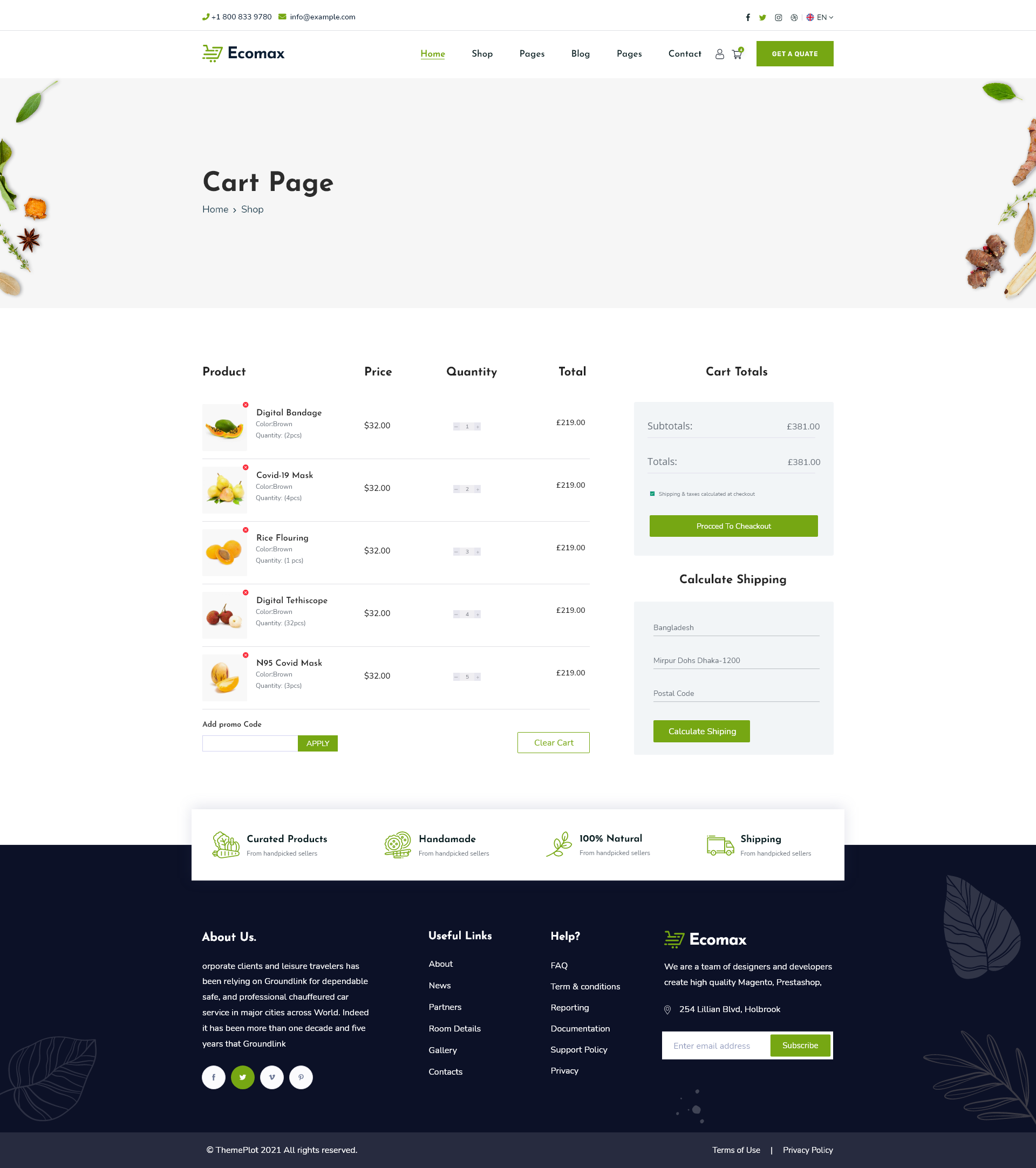 Ecomax - Multipurpose Ecommerce figma Template by UI-Drops | ThemeForest