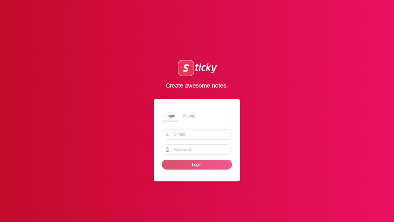 Sticky - MEAN Sticky Notes Web Application by ShuaaTechnology | CodeCanyon