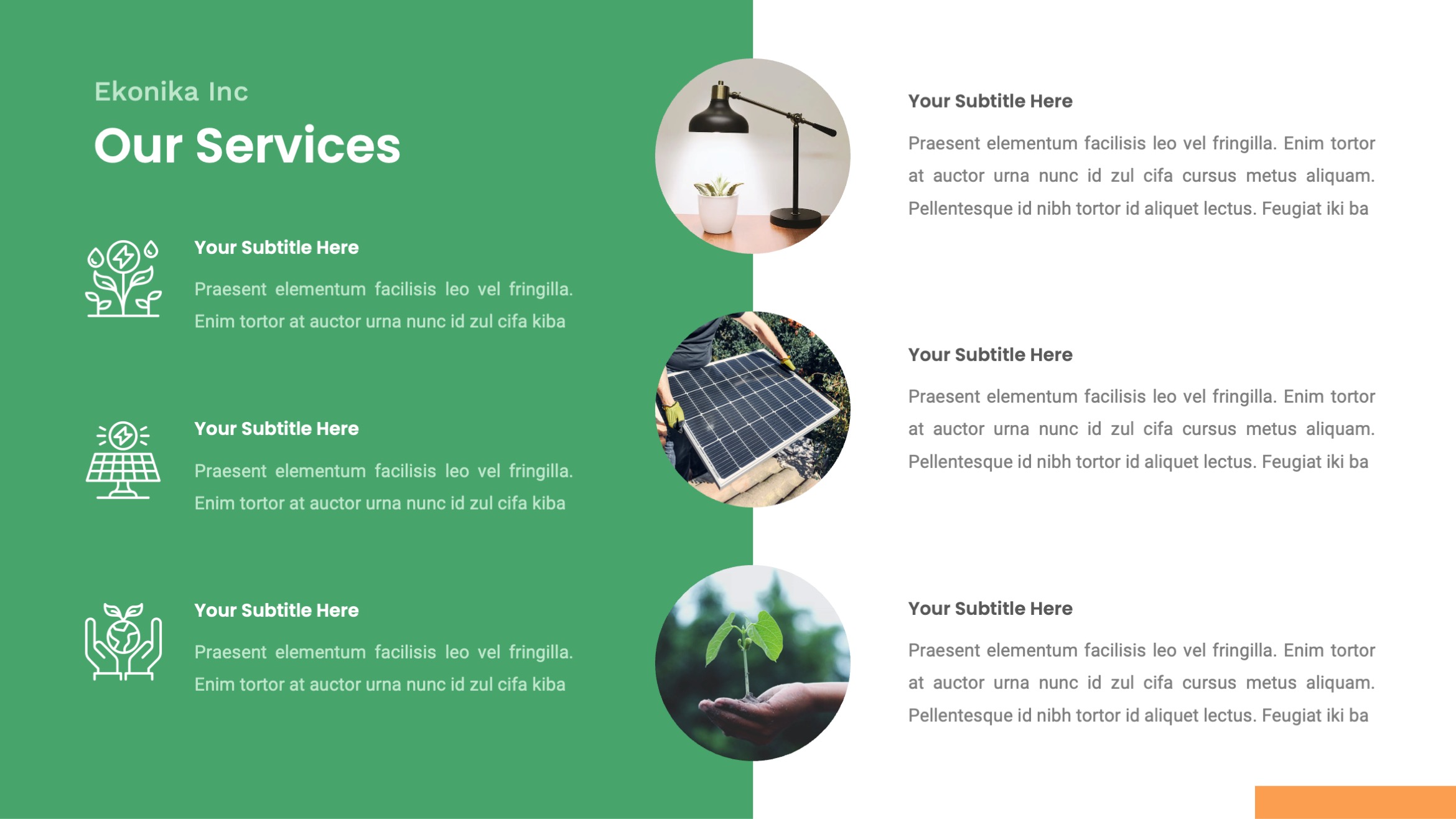 Ekonika – Sustainable Energy PowerPoint Template, Presentation Templates