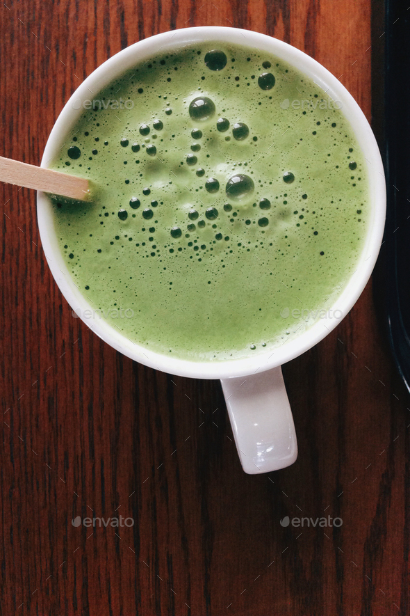 Greentea matcha latte background Stock Photo by osbmxhouse | PhotoDune