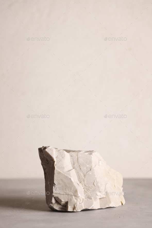 Minimal background for branding and product presentation.natural stone ...