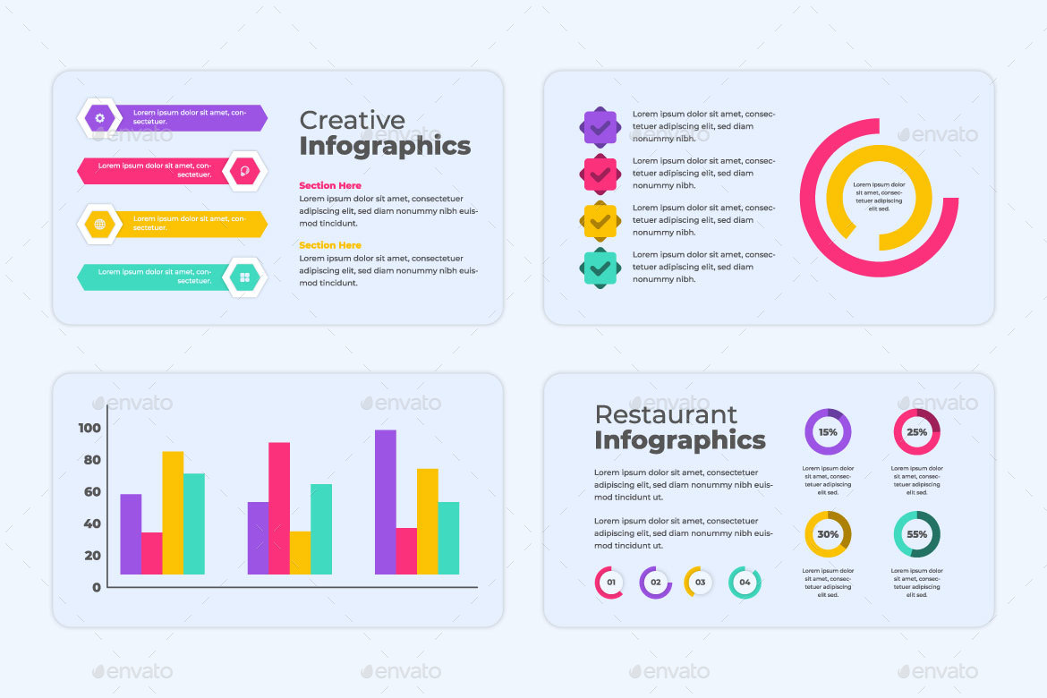 Premium Business Infographics, Infographics | GraphicRiver