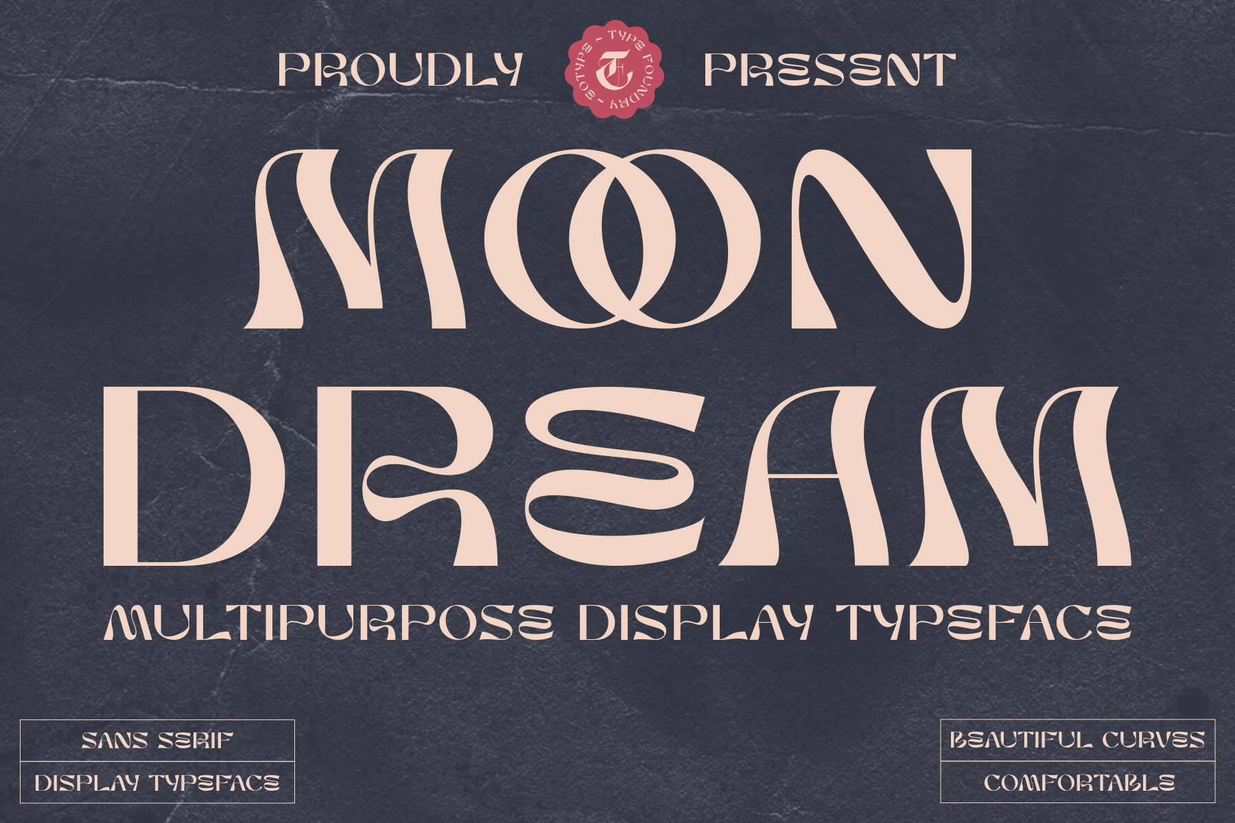 Moon Dream Display Typeface, Fonts | GraphicRiver