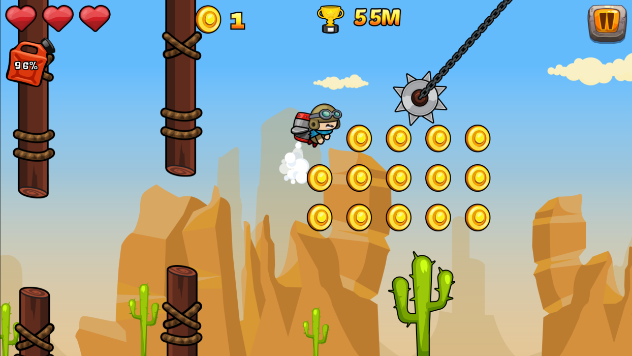 Jetpack Heroes Html5 Game Mobile Version Construct 3 By Muscle Ss