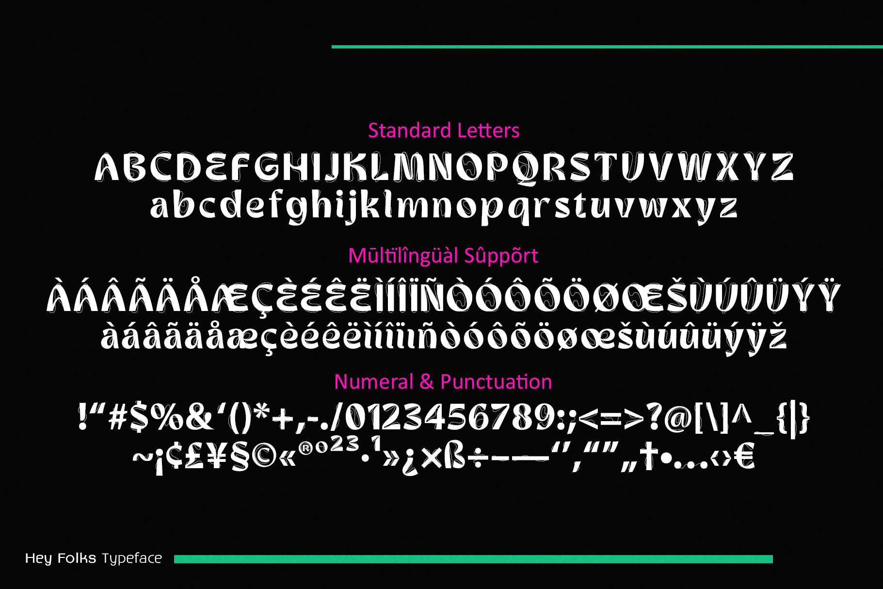 Hey Folks - Display Typeface, Fonts | GraphicRiver