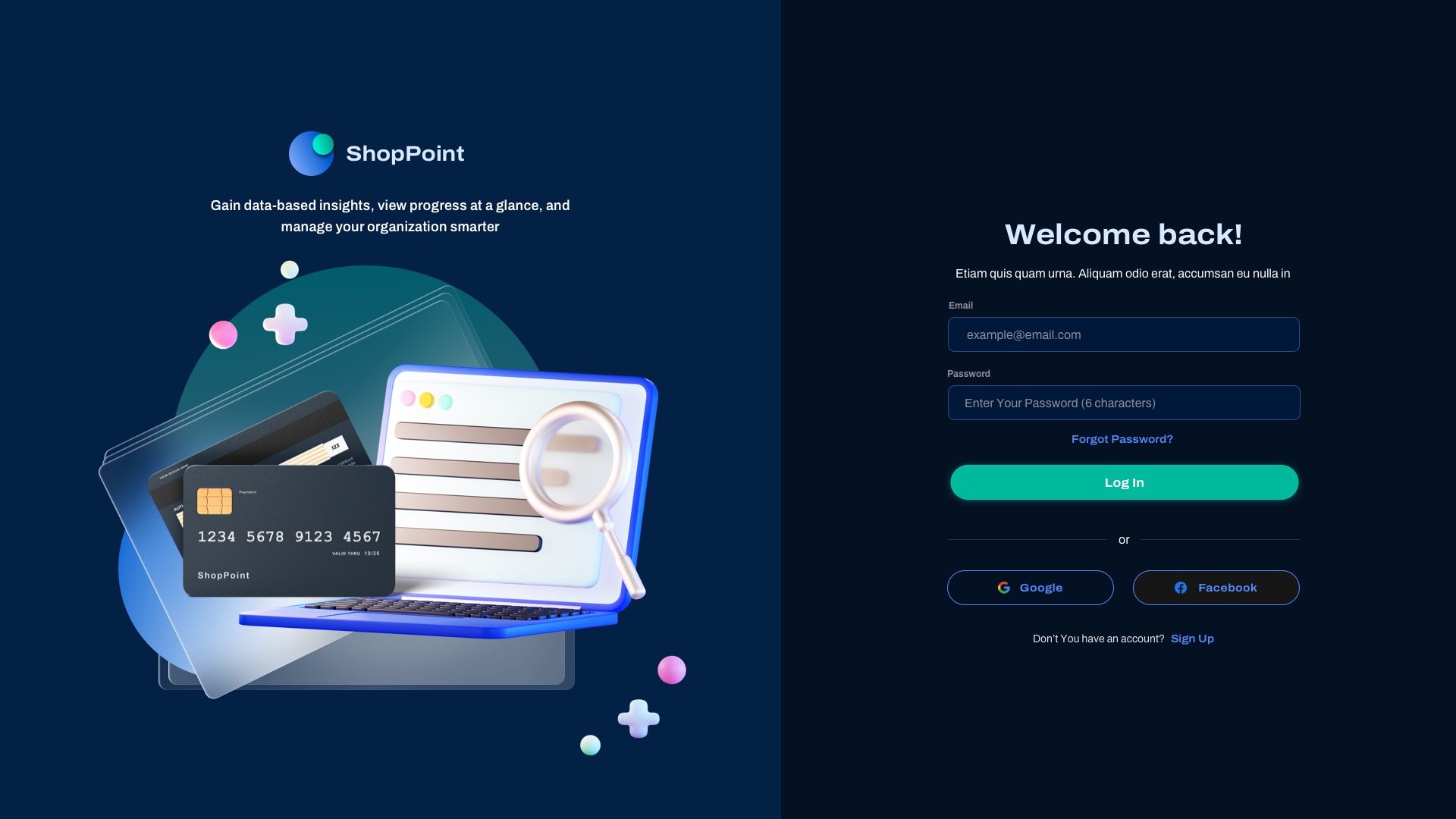 ShopPoint - eCommerce Admin Dashboard Template for Figma by merkulove