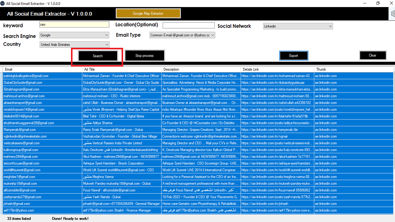All Social Email Extractor by clothefobia | CodeCanyon