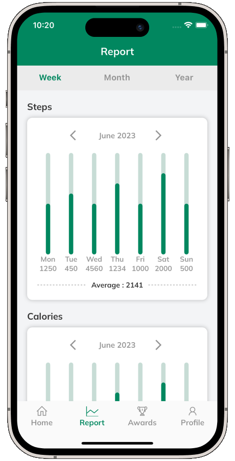 Step Counter and Calories Tracker App template in Flutter | StepUp ...