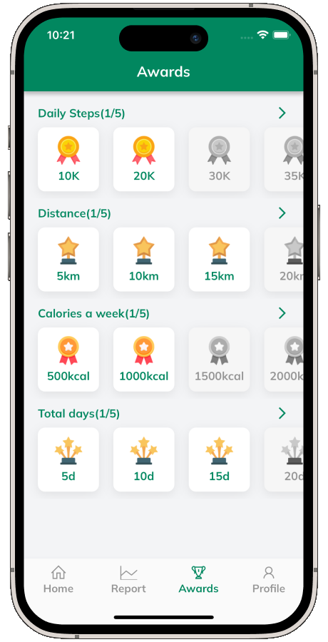 Step Counter and Calories Tracker App template in Flutter | StepUp | Multi Language by ...
