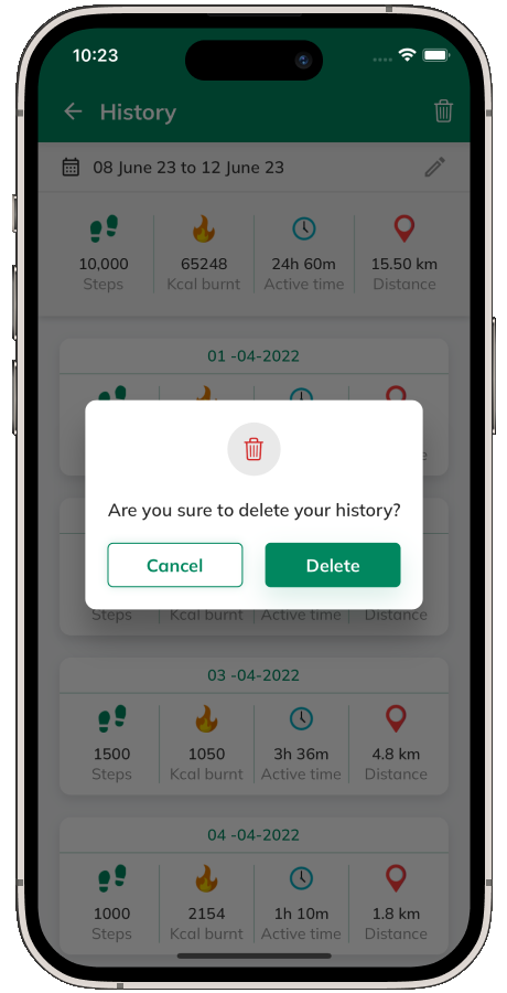 Step Counter and Calories Tracker App template in Flutter | StepUp ...