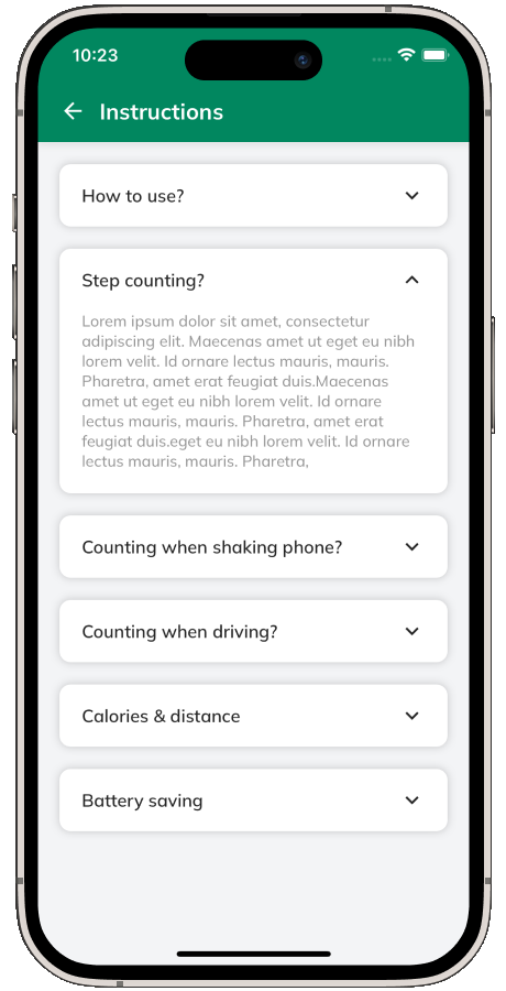 Step Counter and Calories Tracker App template in Flutter | StepUp | Multi Language by ...