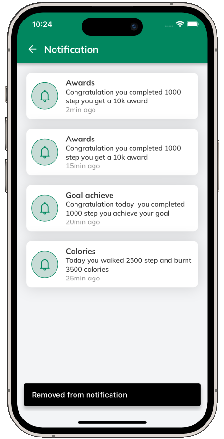 Step Counter and Calories Tracker App template in Flutter | StepUp ...