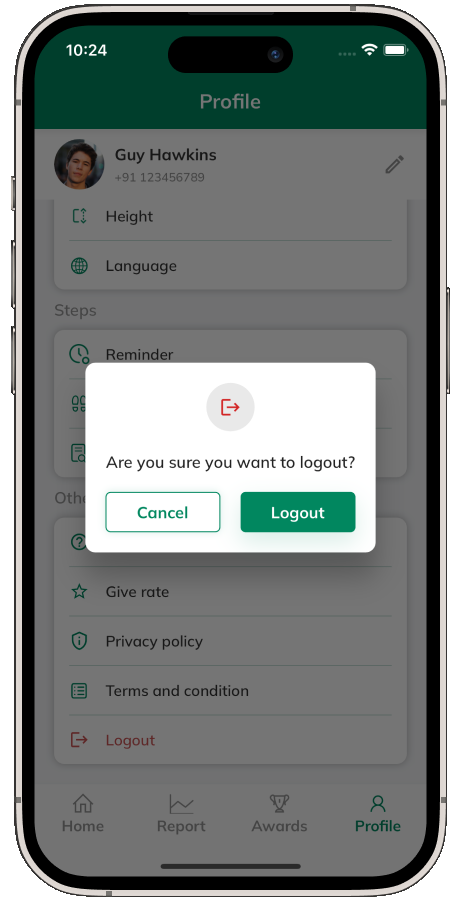 Step Counter and Calories Tracker App template in Flutter | StepUp ...