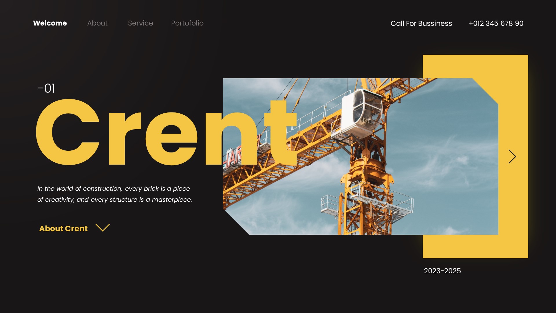 Crent - Construction Bussines Powerpoint Presentation Template ...