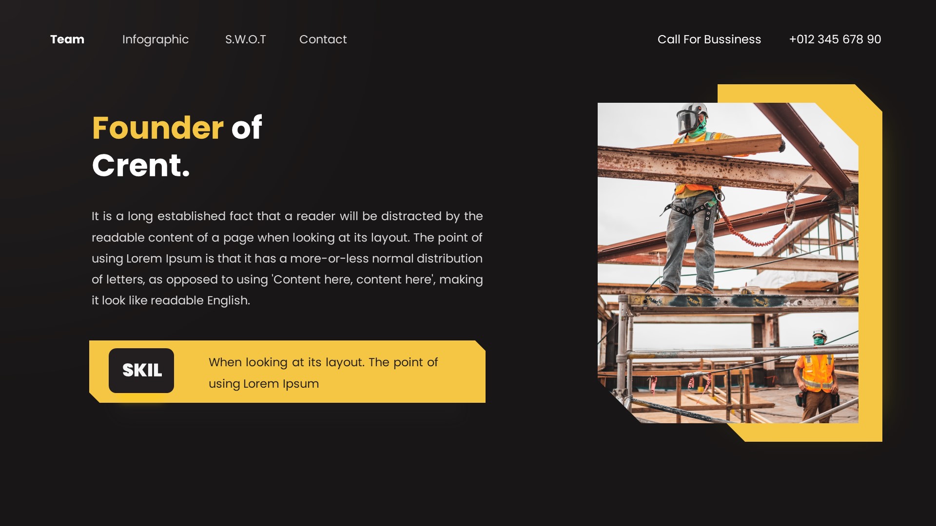 Crent - Construction Bussines Powerpoint Presentation Template ...