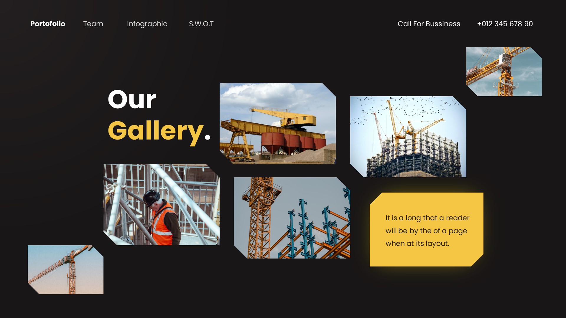 Crent - Construction Bussines Google Slide Presentation Template ...