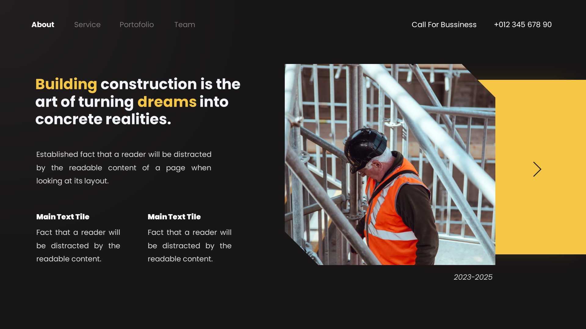 Crent - Construction Bussines Google Slide Presentation Template ...