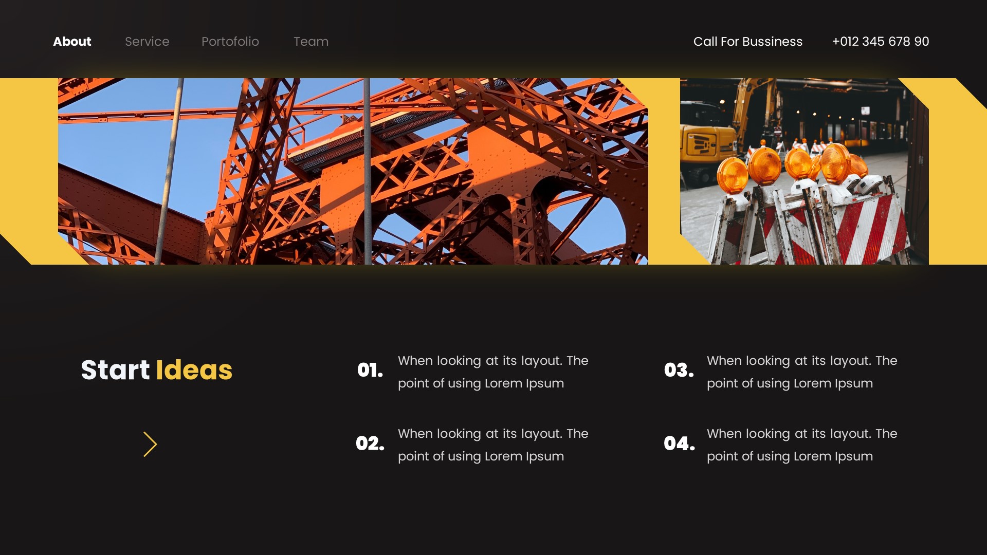 Crent - Construction Bussines Google Slide Presentation Template ...