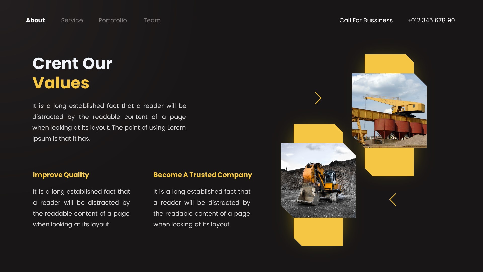 Crent - Construction Bussines Google Slide Presentation Template ...