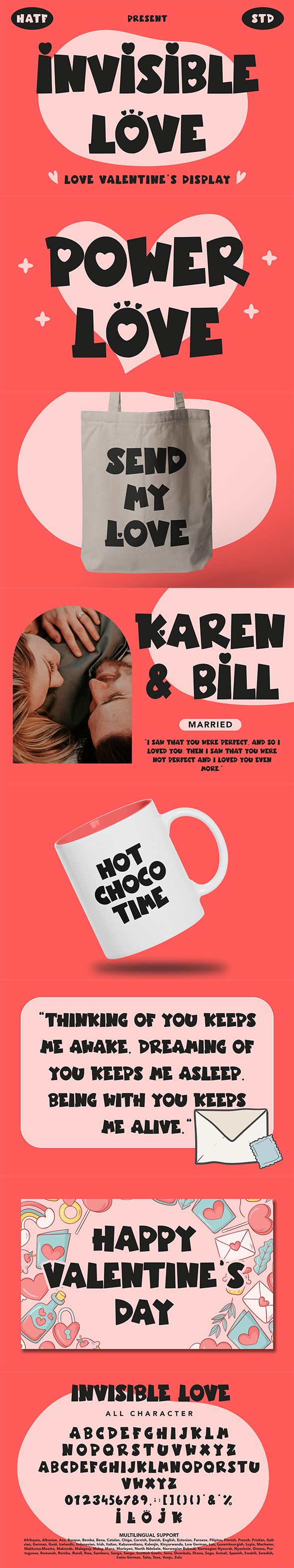 Invisible Love, Fonts | GraphicRiver