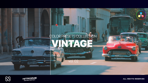 Vintage LUT Collection Vol. 02 for DaVinci Resolve, DaVinci Resolve ...