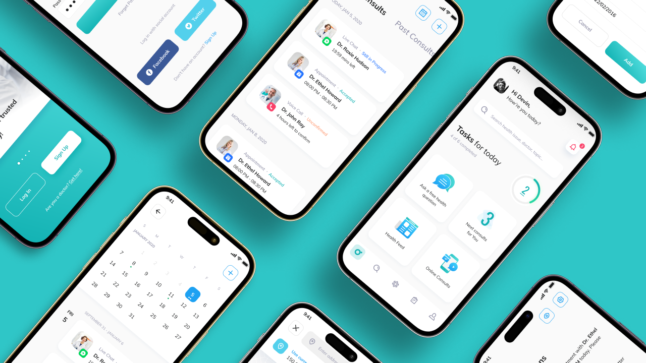 Doctor and Patient React Native CLI Template by thirteendev | CodeCanyon
