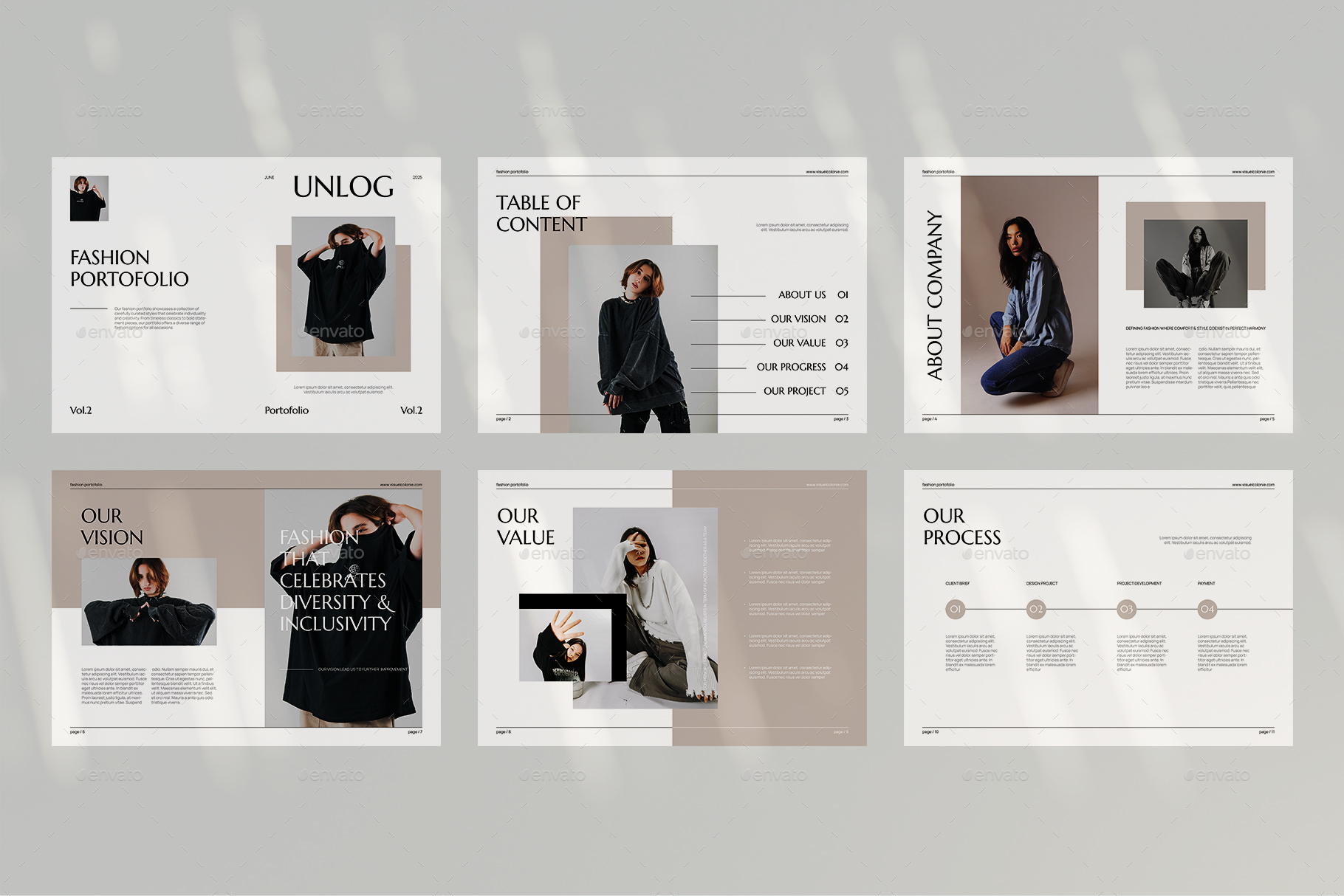 Unlog Portofolio, Print Templates | GraphicRiver
