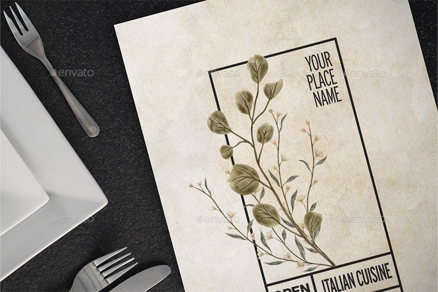 Cafe Menu Template, Print Templates | GraphicRiver