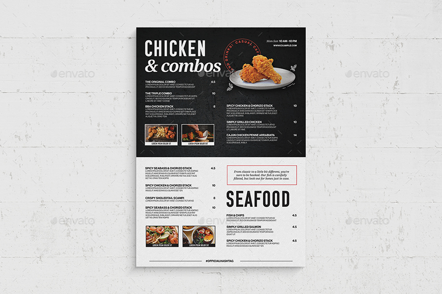 Modern Menu Template, Print Templates | GraphicRiver