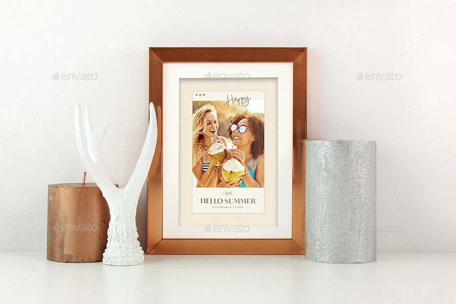 Family Photo Card Template Set, Print Templates | GraphicRiver