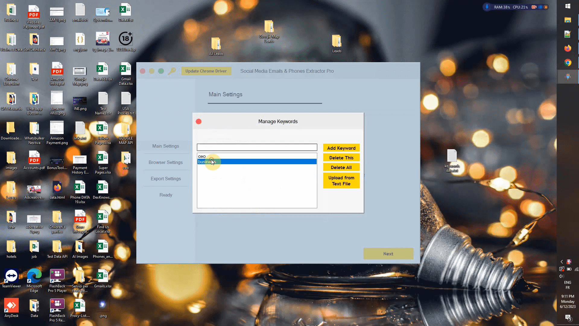 Social Media Emails & Phones Extractor Pro by belkharraf | CodeCanyon