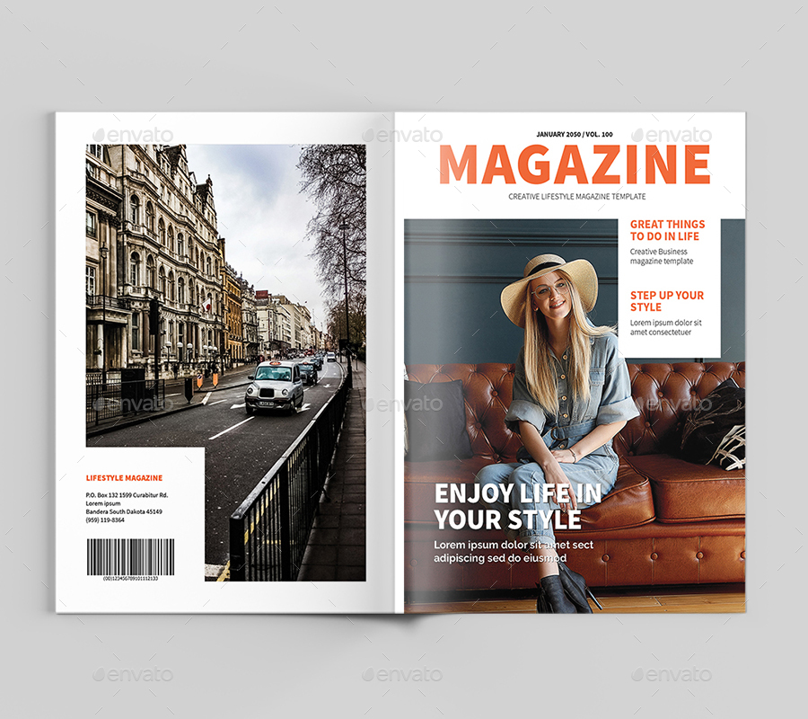 Magazine Template, Print Templates | GraphicRiver
