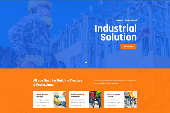 Ostion - Construction & Industry Building Company Template Kit by ...