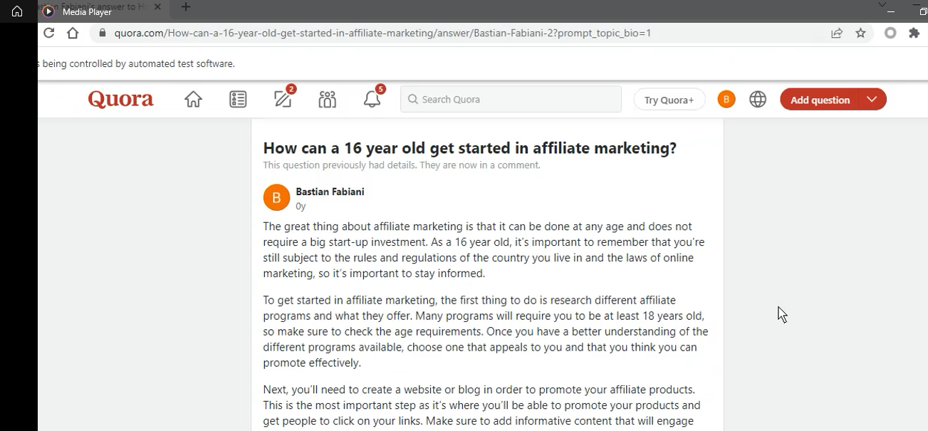 Quora Answers Poster by tatianna21 | CodeCanyon