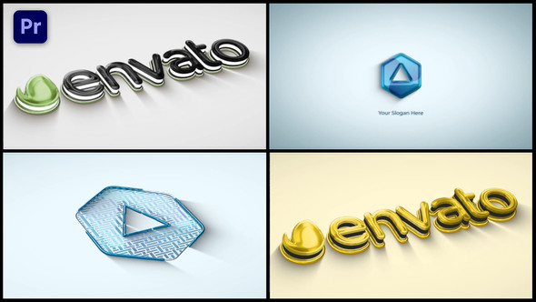 3D Glossy Logo Reveal V.2, Premiere Pro Templates | VideoHive