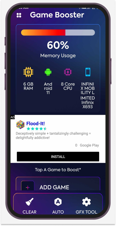 Android Game Booster | Admob Ads | Android by VocsyInfotech | CodeCanyon