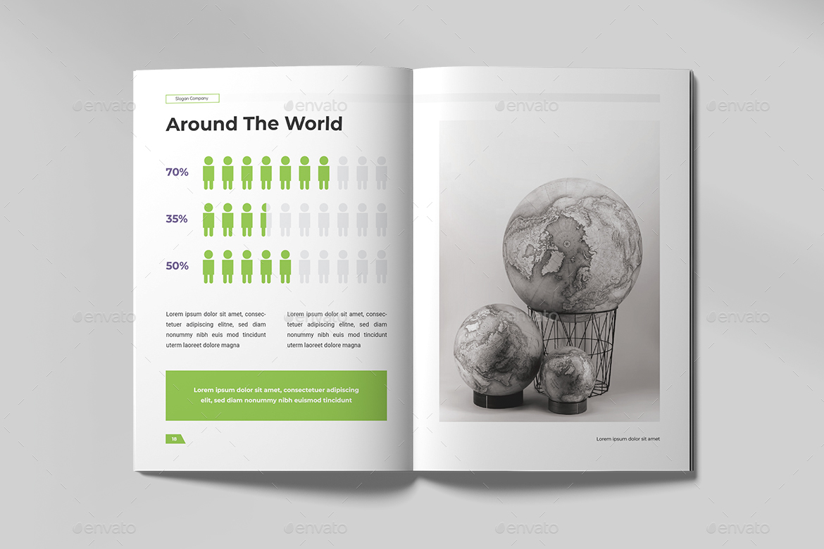 Annual Report, Print Templates | GraphicRiver