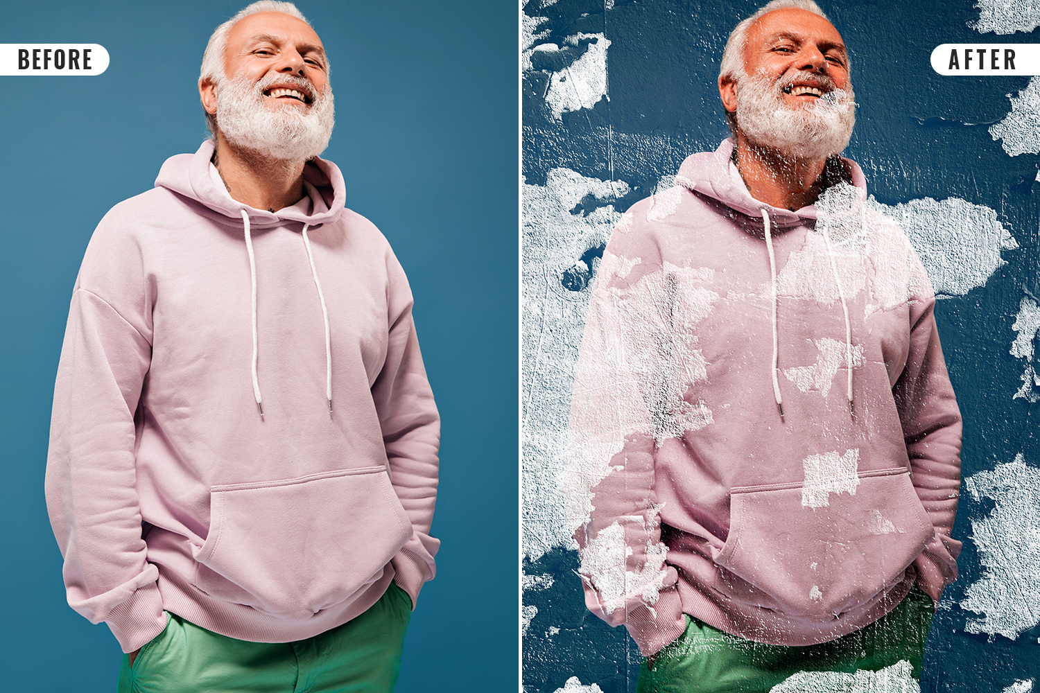 Peeling Wall Photo Effect, Add-ons | GraphicRiver