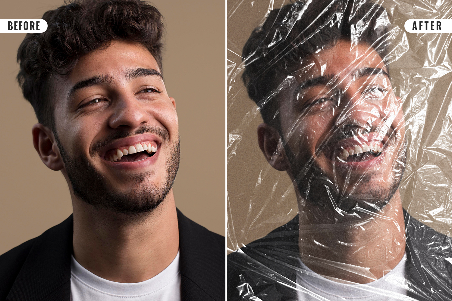 Plastic Wrap Photo Effect, Add-ons | GraphicRiver