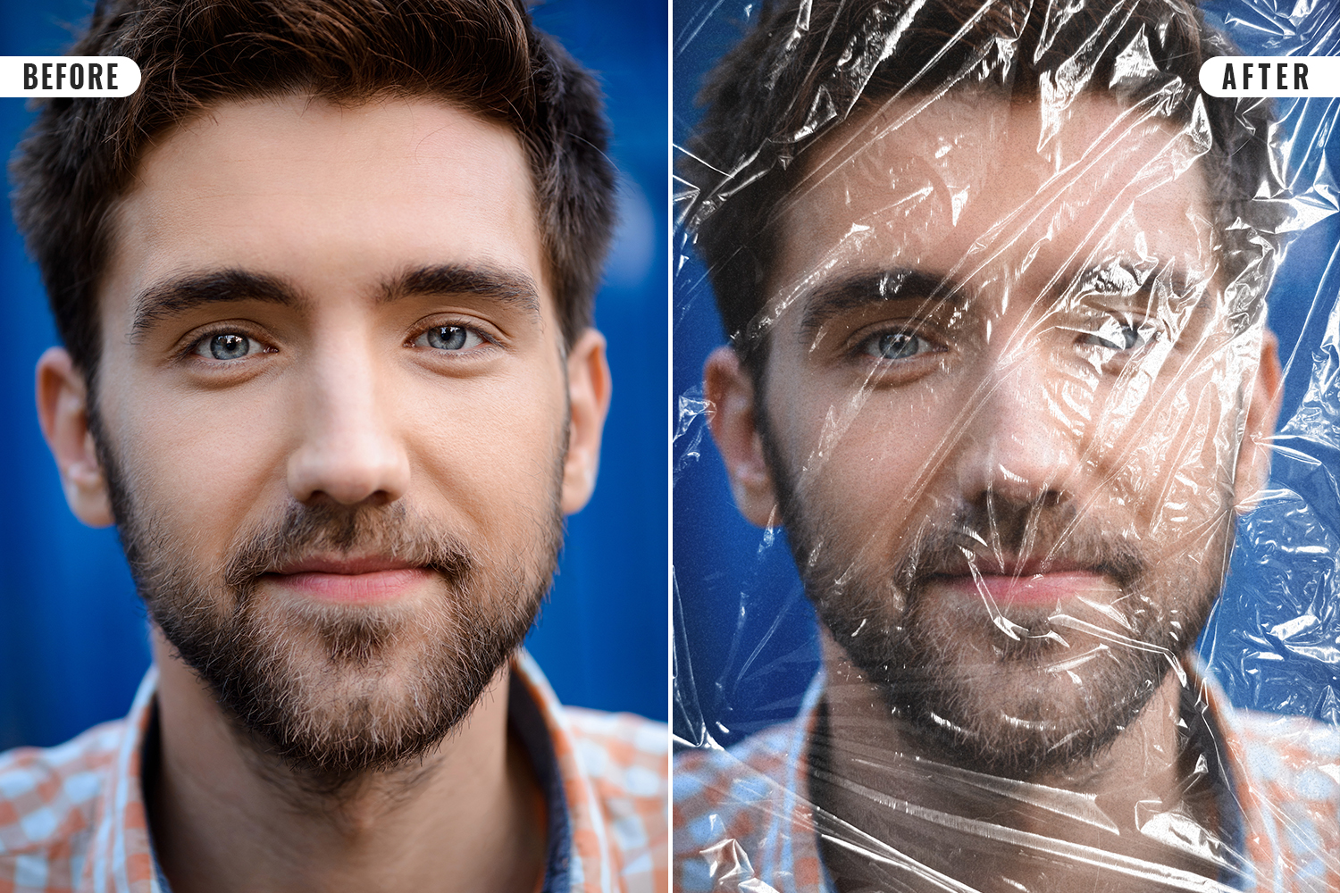 Plastic Wrap Photo Effect, Add-ons | GraphicRiver