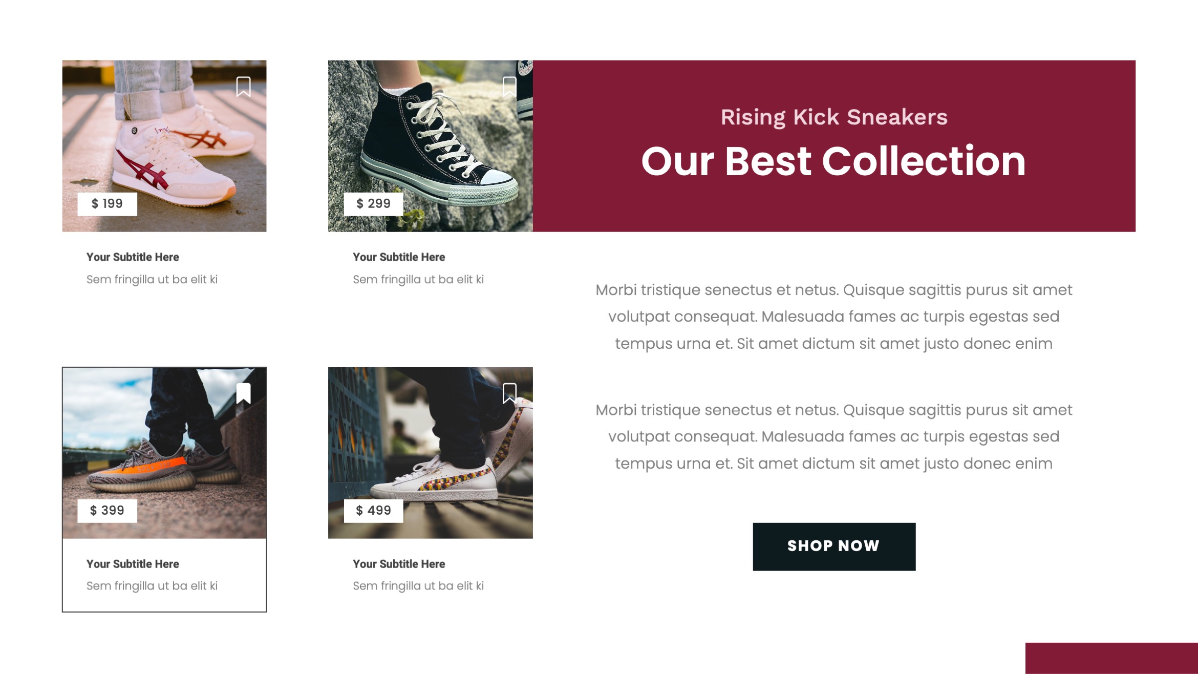 Rising Kick – Sneakers Google Slides Template, Presentation Templates