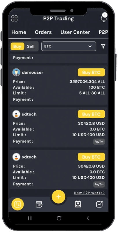 Tradexpro P2P - Mobile App Crypto Exchange Addon by itechtheme | CodeCanyon