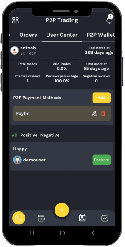 Tradexpro P2P - Mobile App Crypto Exchange Addon by itechtheme | CodeCanyon