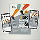 Running Event Flyer Set, Print Templates | GraphicRiver