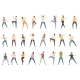 Zumba Icons Set Cartoon Vector, Vectors | GraphicRiver