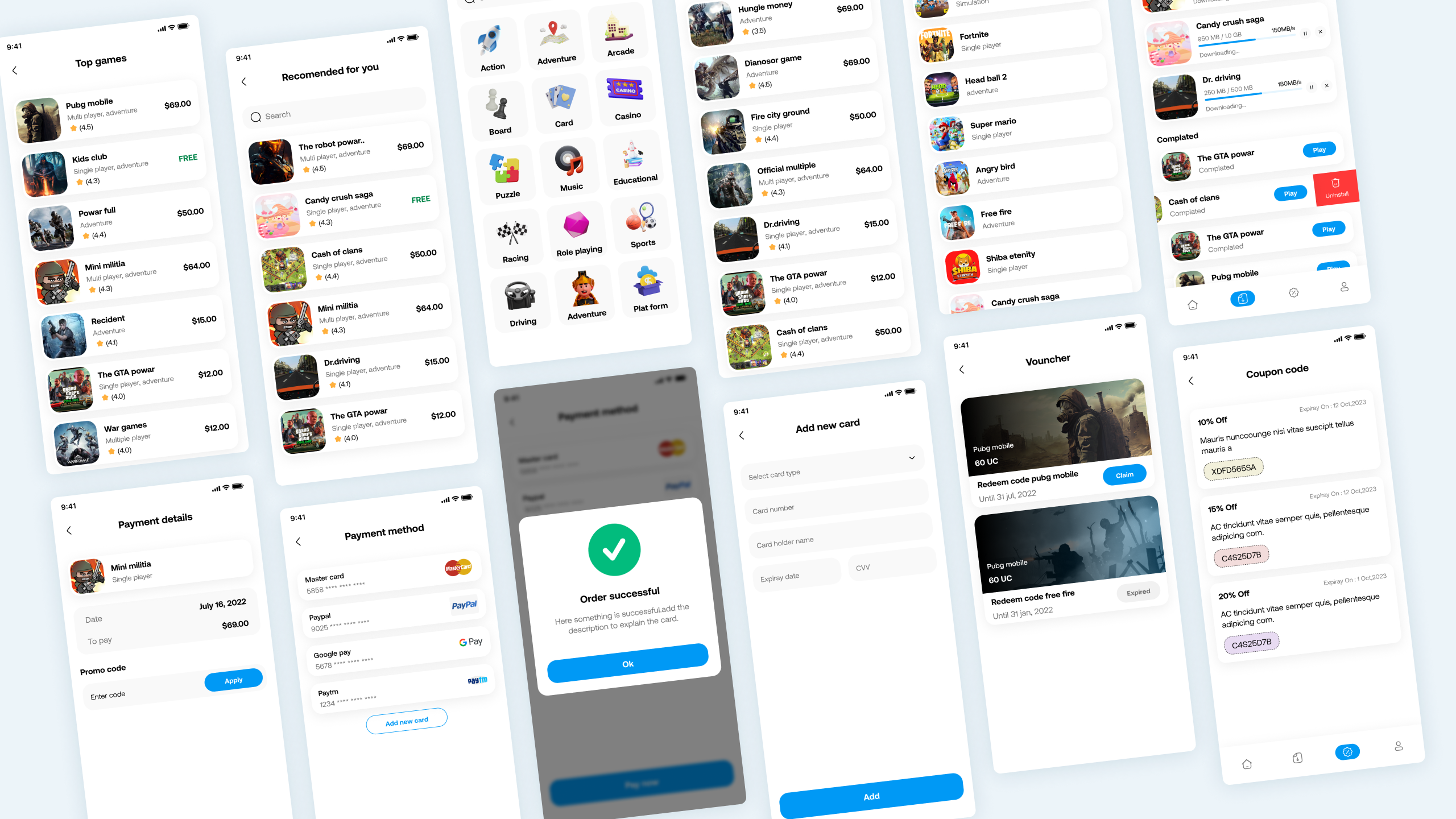 GameHub UI Template: Mobile Game Store App in Flutter 3.x (Android, iOS ...