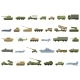 Military Vehicles Icons Set Cartoon Vector, Vectors | GraphicRiver