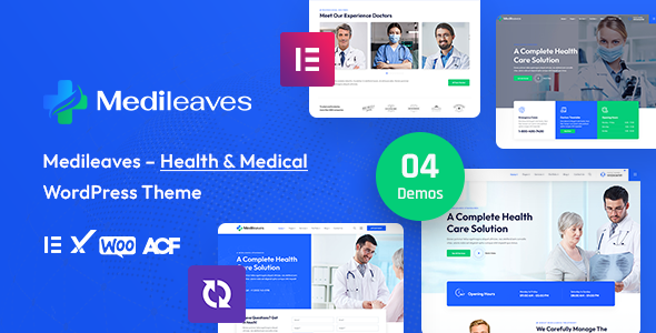 Medileaves - Health & Medical Elementor WordPress Theme by Power-Squall