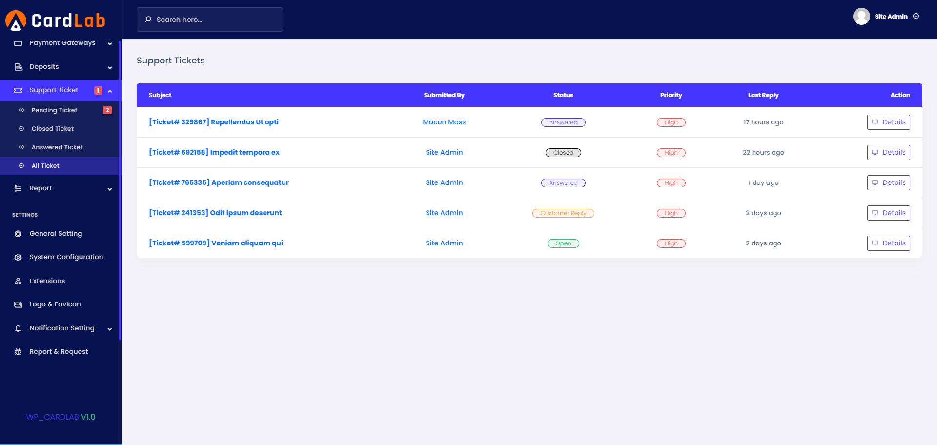 CardLab - Prepaid Card Selling WordPress Plugin by ViserLab | CodeCanyon